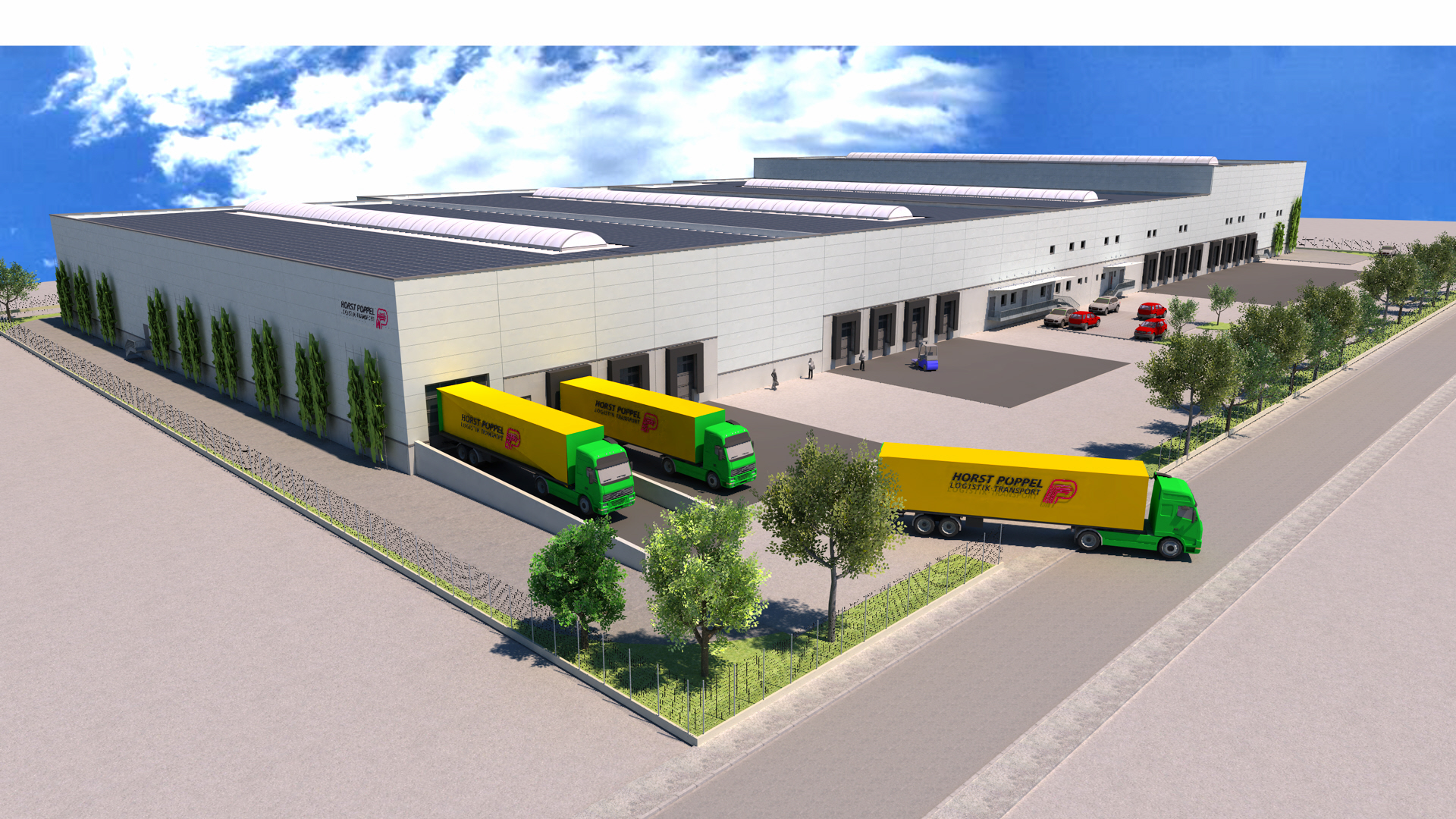 bayernhafen - Gold-certified logistics facility under construction